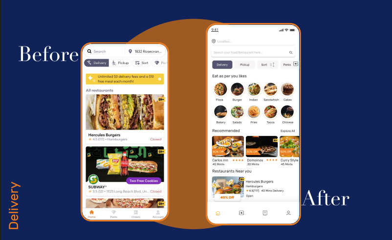 Redesigning Grubhub App using Design Thinking Approach