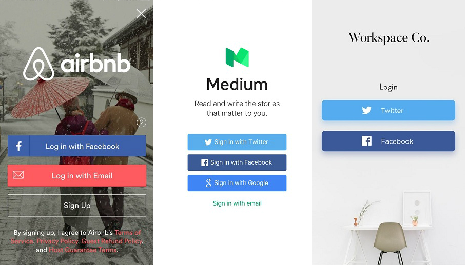 15 Login Screen Examples For Mobile App Developers 15 Login Screen Examples For Mobile App Developers
